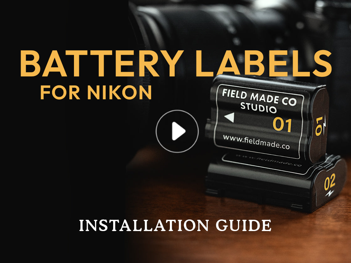 Nikon Battery Labels – Field Made Co