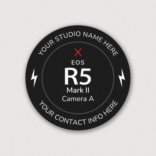 Customizable lens, camera and gear sticker labels for photographers and ...