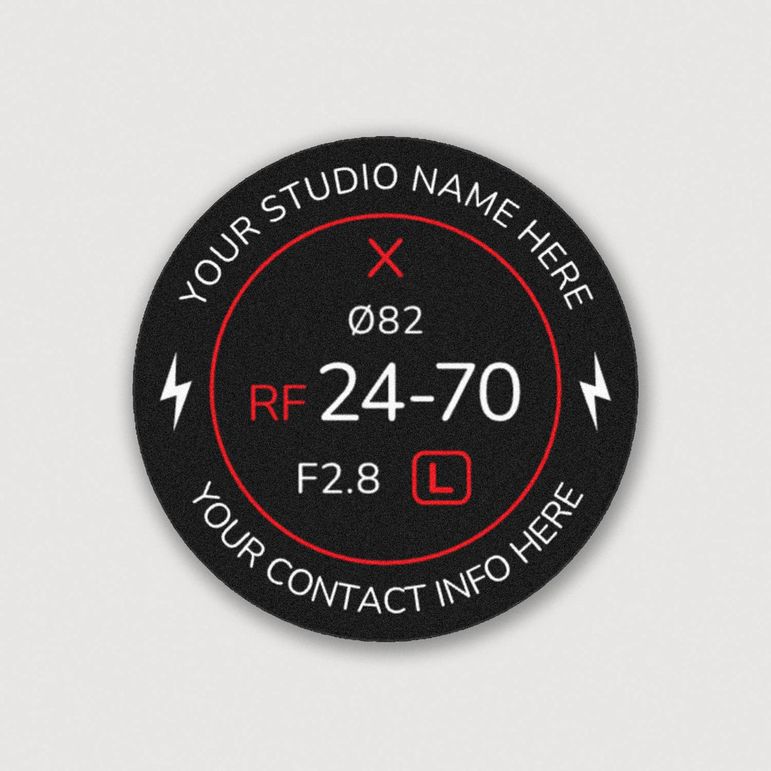 Customizable lens, camera and gear sticker labels for photographers and ...