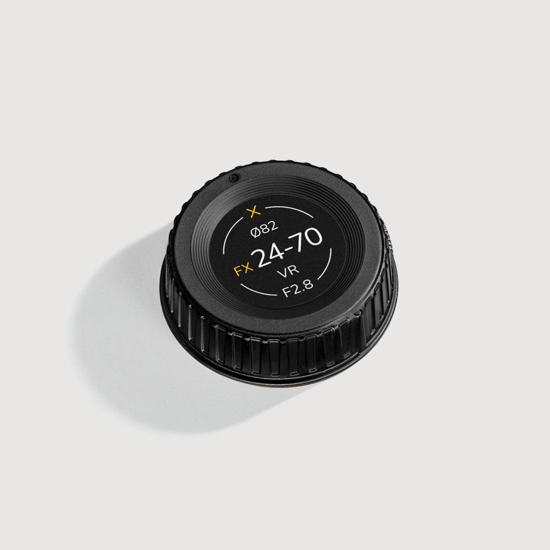 Lens and Camera Cap Stickers for Nikon Z & F by Field Made Co