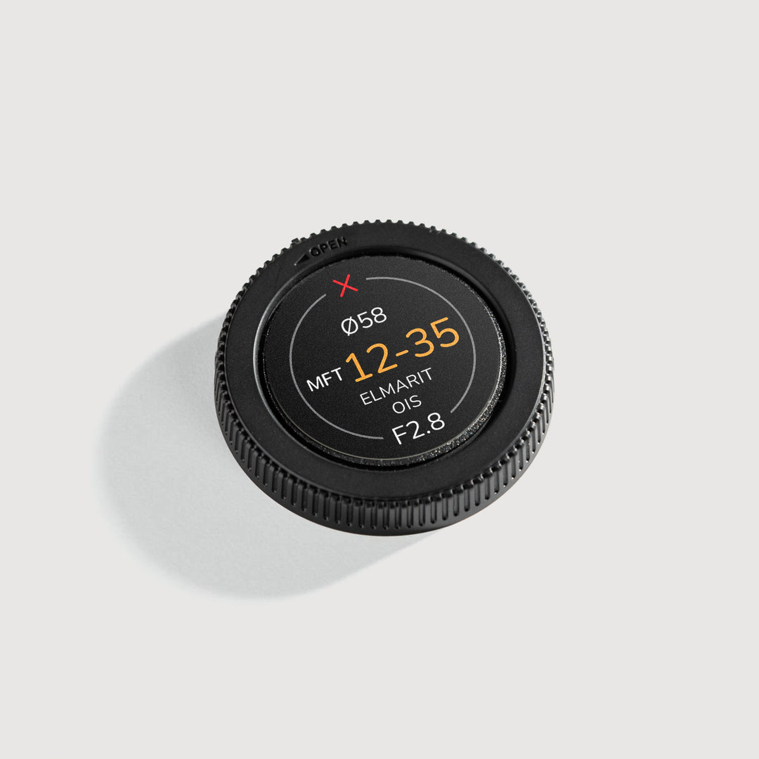 Lens and Camera Cap Stickers for Lumix S & G by Field Made Co