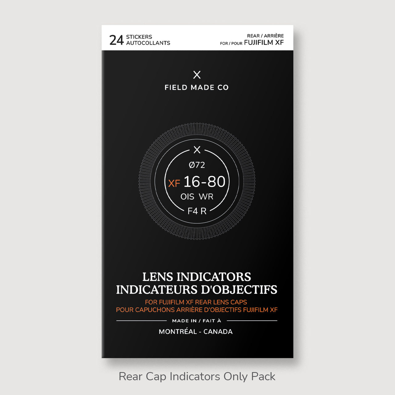 Fujifilm XF & GFX Indicators – Field Made Co