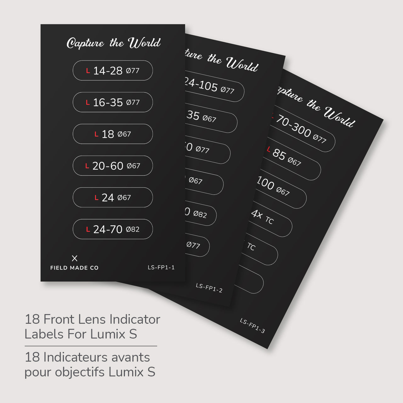 Lumix S & G Indicators – Field Made Co