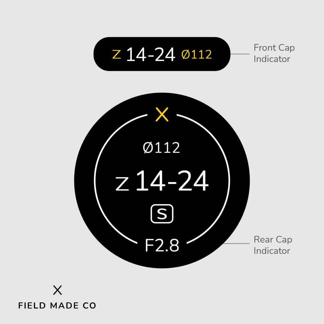 Lens Cap Stickers for Nikon Z lenses by Field Made Co - Quick ...