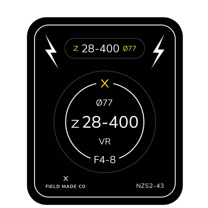Field Made Co - Premium Camera Lens Indicator Labels and Accessories
