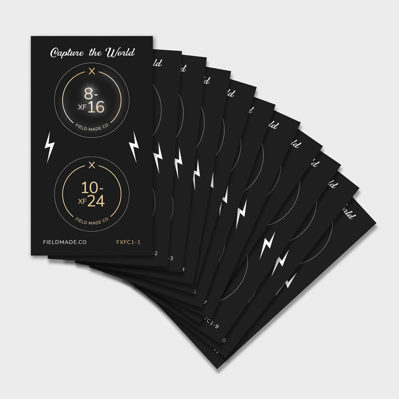 Lens Cap Sticker Labels for Fujifilm XF Lenses | Field Made Co.