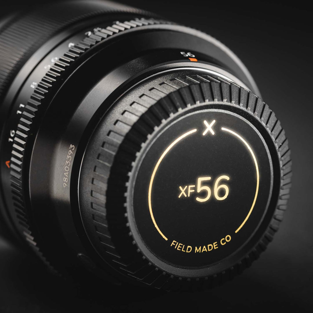 Lens Cap Sticker Labels for Fujifilm XF Lenses | Field Made Co.